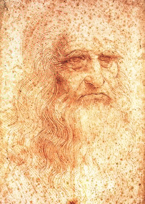 Self Portrait (presumed) by Leonardo da Vinci - Art Renewal Center