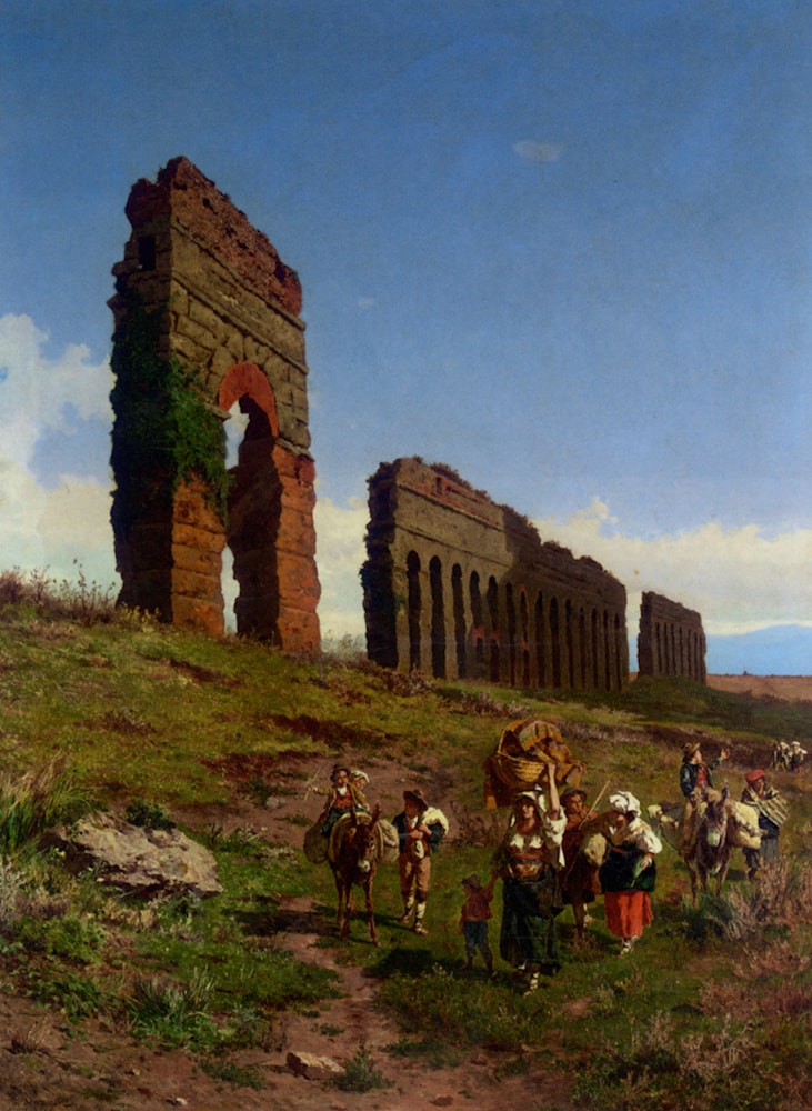Passing the Ruins by Pietro Barucci - Art Renewal Center