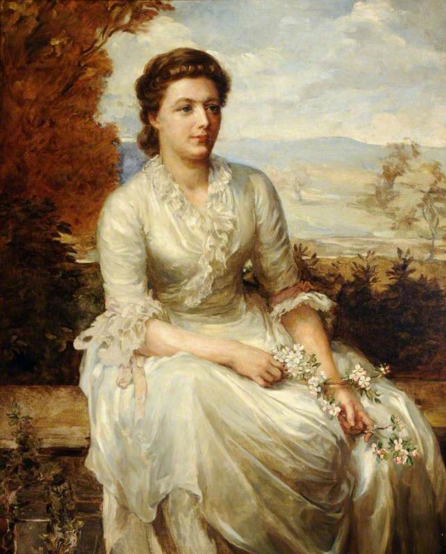 Lady Jane de Saumarez, née Jane Anne Broke (d.1933), Wife of James, 4th ...