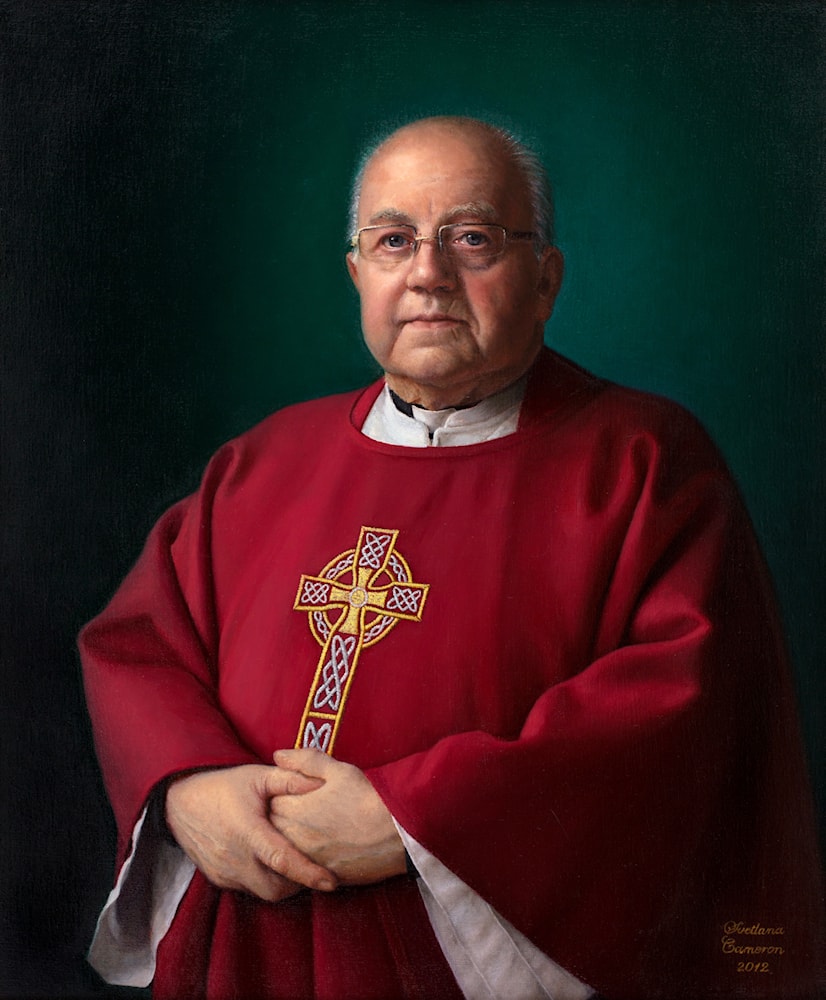 Father Brian Church of St Mary Isle of Man by Svetlana Cameron - Art ...