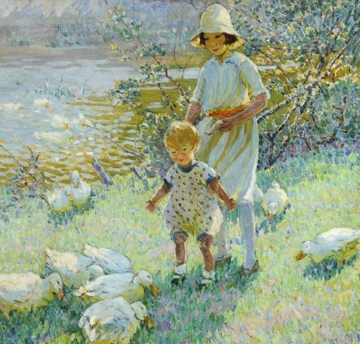 White Ducks by Dorothea Sharp - Art Renewal Center