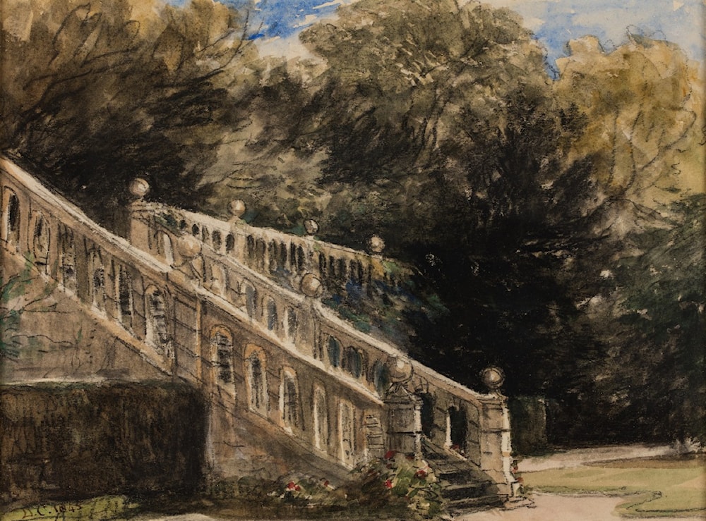 The Terrace, Haddon by David Cox - Art Renewal Center