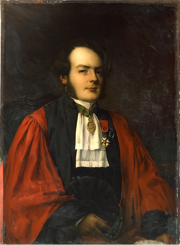 Portrait d'Edouard Bonie by Paul Francois Quinsac - Art Renewal Center