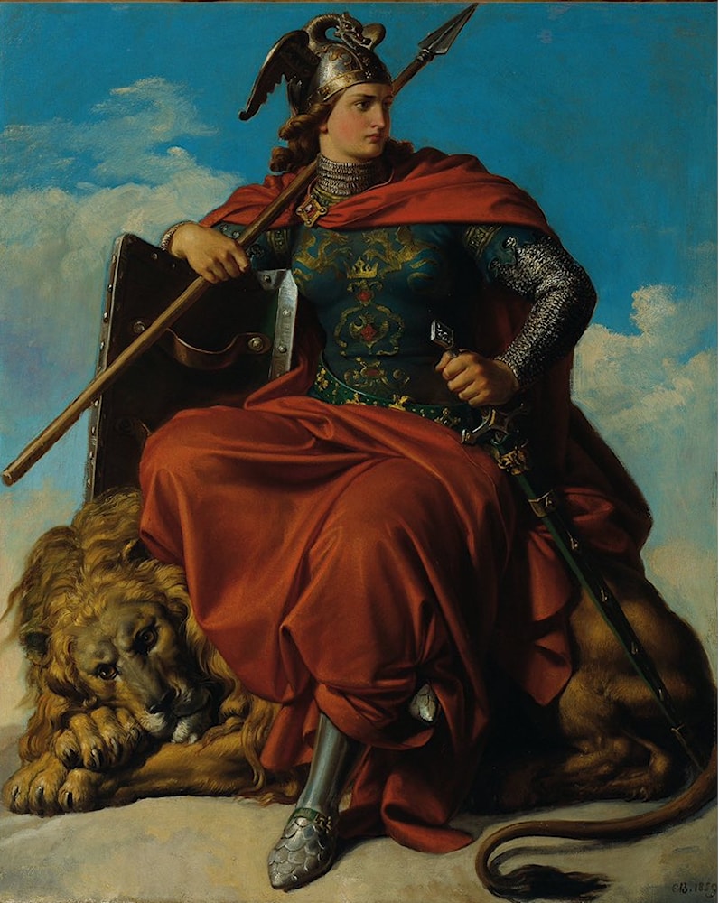 Allegory of Valor by Carl Von Blaas - Art Renewal Center