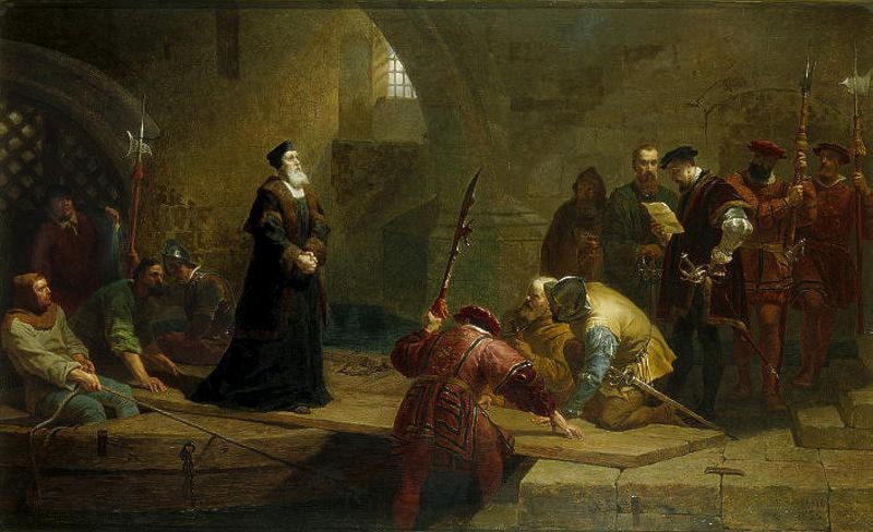 Cranmer, at Traitor's Gate by Frederick Goodall - Art Renewal Center