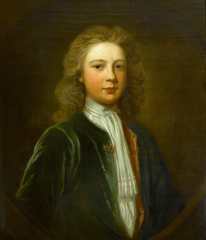 Sir William Russell (d.1757), 8th Bt by John Vanderbank - Art Renewal ...