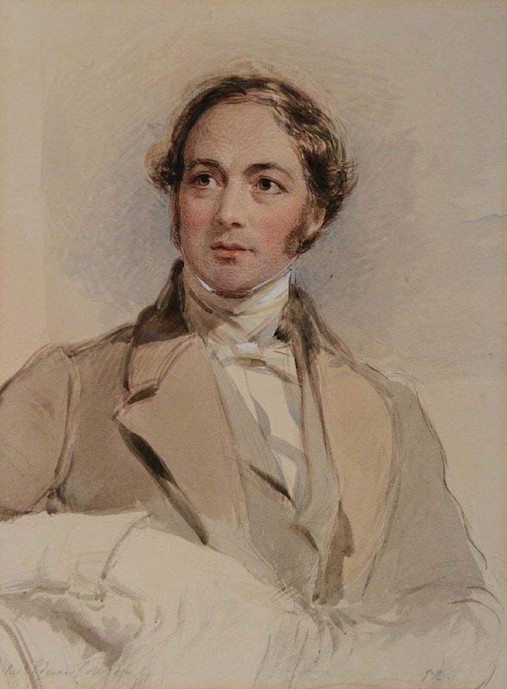 Reverend Edward Coleridge by George Richmond - Art Renewal Center