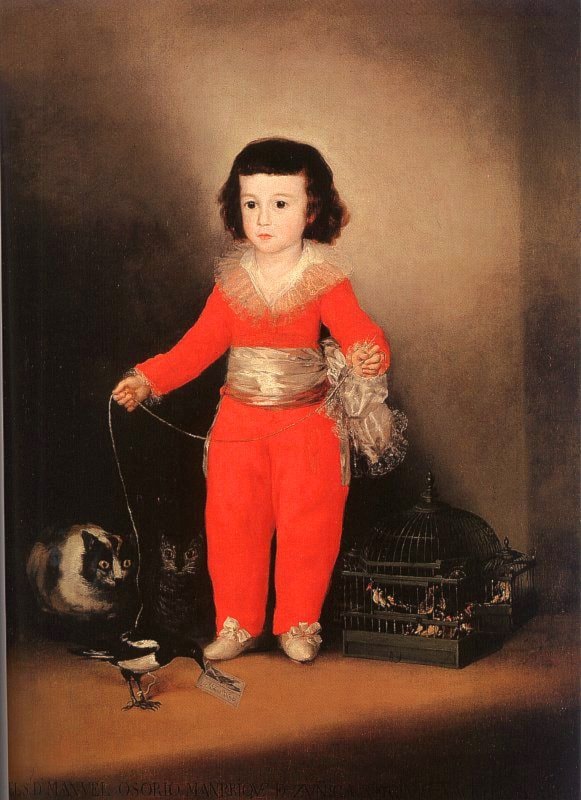Manuel Osorio Manrique de Zuñiga (1784–1792) by Francisco de Goya - 2 ...