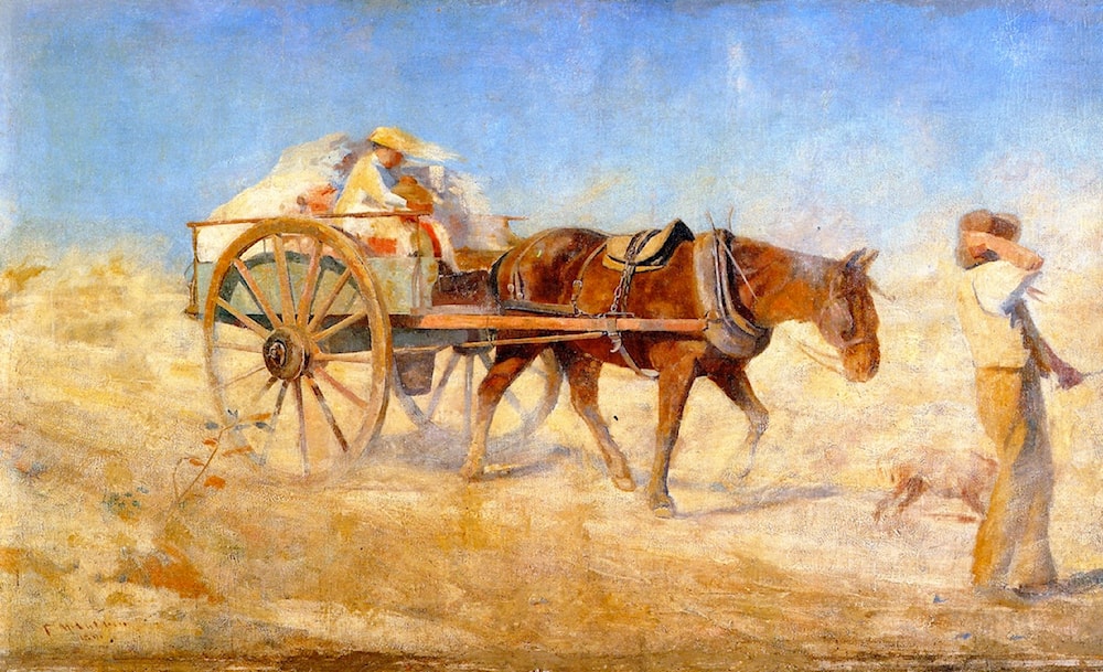 The North Wind by Frederick McCubbin - Art Renewal Center
