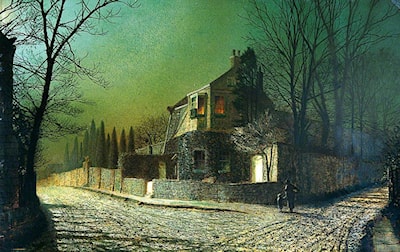 Salthouse Dock, Liverpool, 1884 by John Atkinson Grimshaw - Art Renewal ...