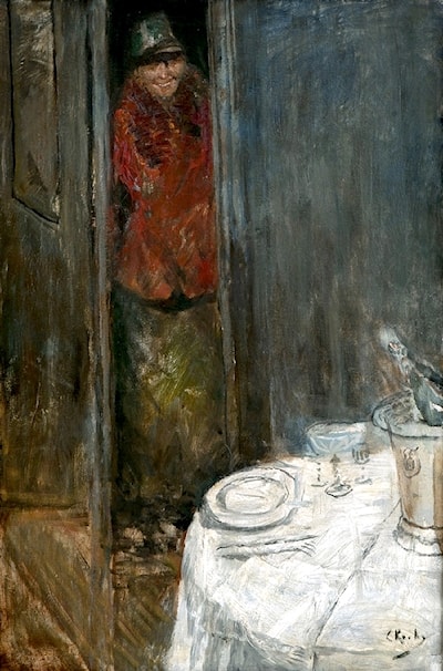 The Net Mender by Christian Krohg - Art Renewal Center