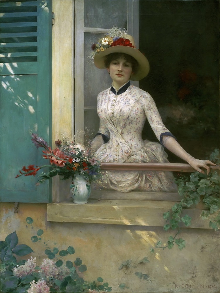 Morning by Louis-Joseph-Raphael Collin - 2 images - Art Renewal Center