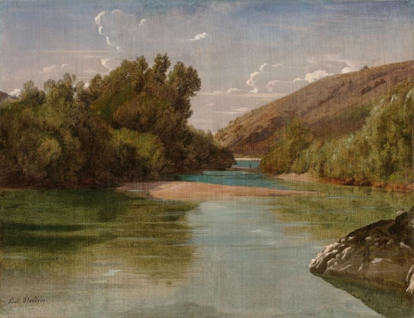 Paysage de rivière by Jean-Paul Flandrin - Art Renewal Center