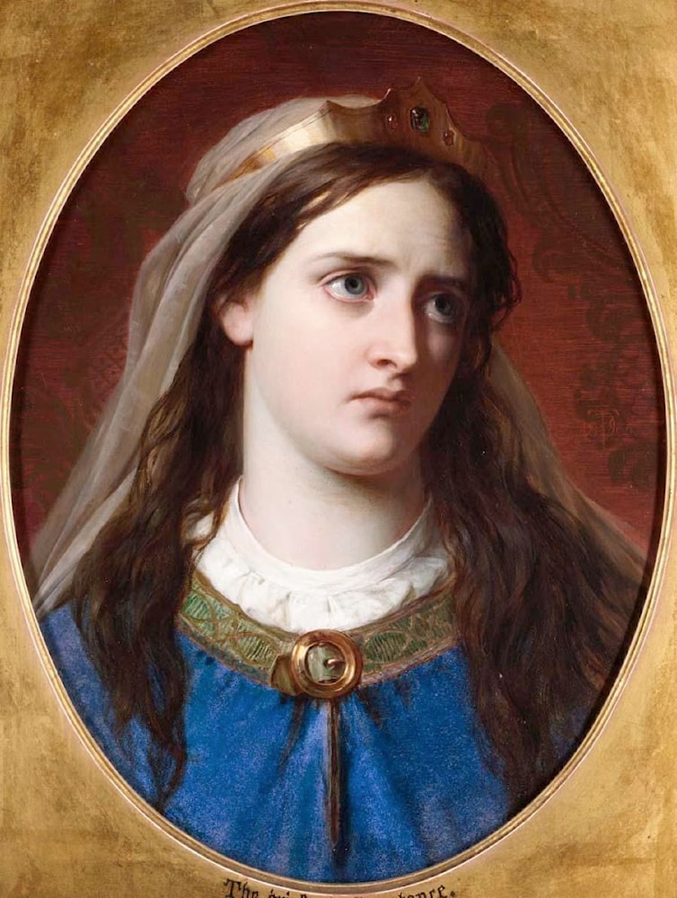 The Grief of Constance by Thomas Francis Dicksee - Art Renewal Center