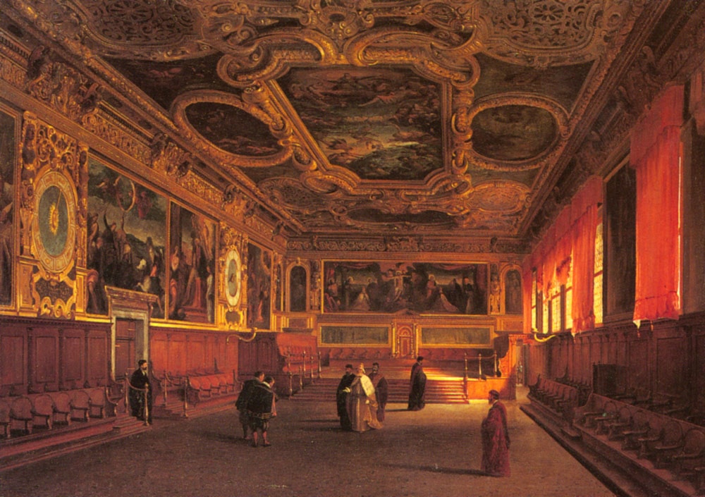 The Audience by Luigi Querena - Art Renewal Center