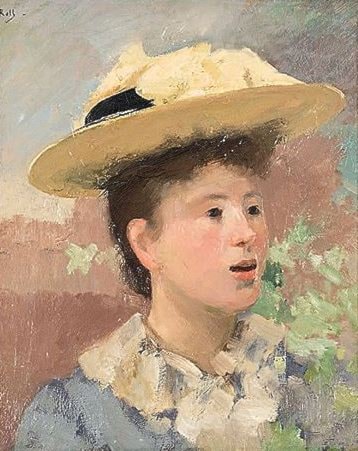 A Parisienne by Alfred Roll - Art Renewal Center