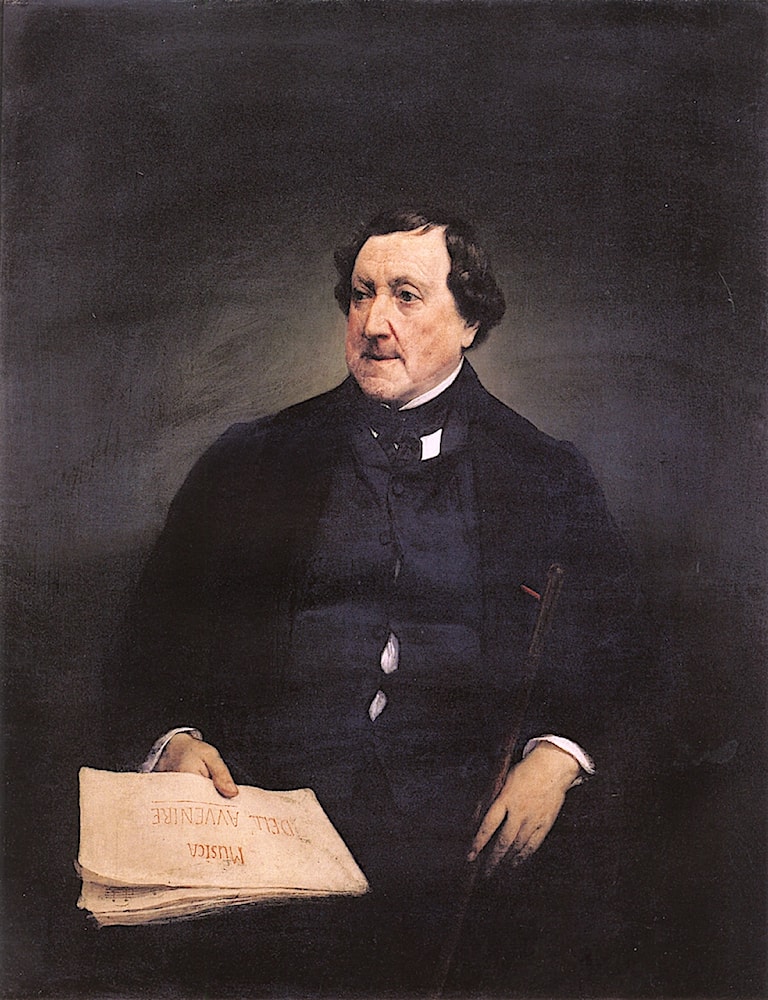 Portrait of Giacomo Rossini by Francesco Hayez - Art Renewal Center