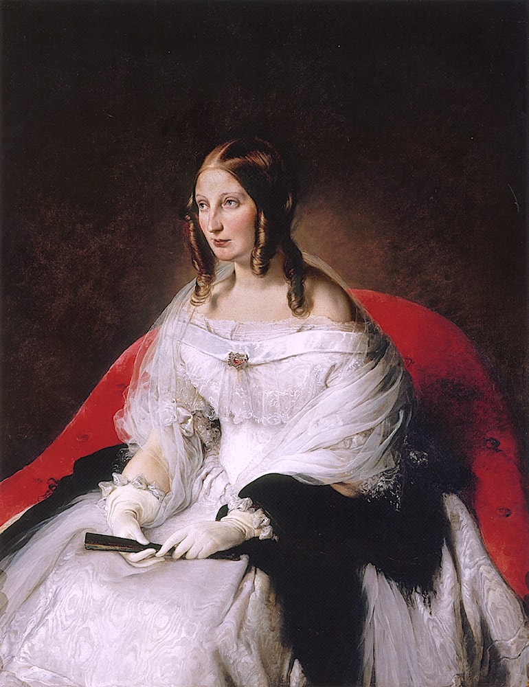 Portrait of Sarah Louise Strachan Ruffo di Motta e Bagnara, Princess of ...