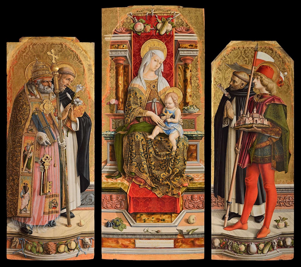 Camerino Triptych by Carlo Crivelli - Art Renewal Center