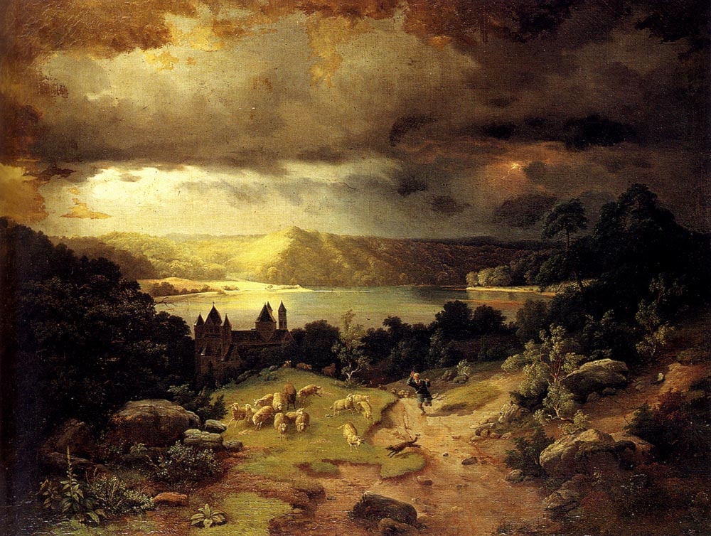 The Approaching Storm by Georg Otto Saal - Art Renewal Center