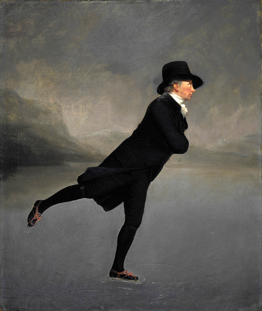 The Reverend Robert Walker Skating on Duddingston Loch by Sir Henry ...