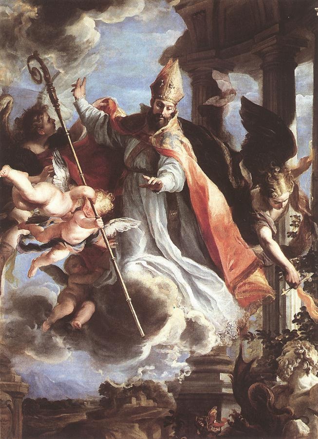 The Triumph of St Augustine by Claudio Coello - Art Renewal Center