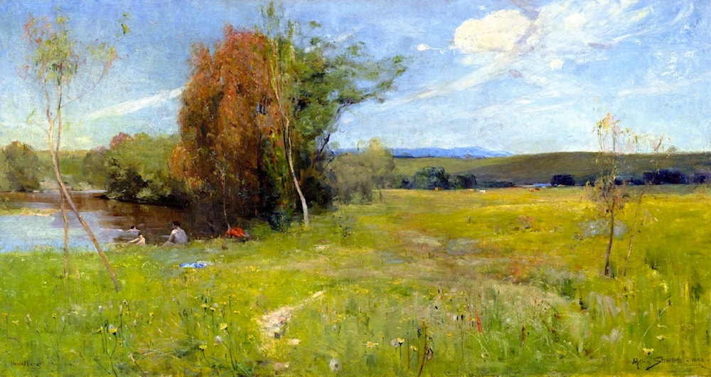 Spring by Arthur Streeton - Art Renewal Center