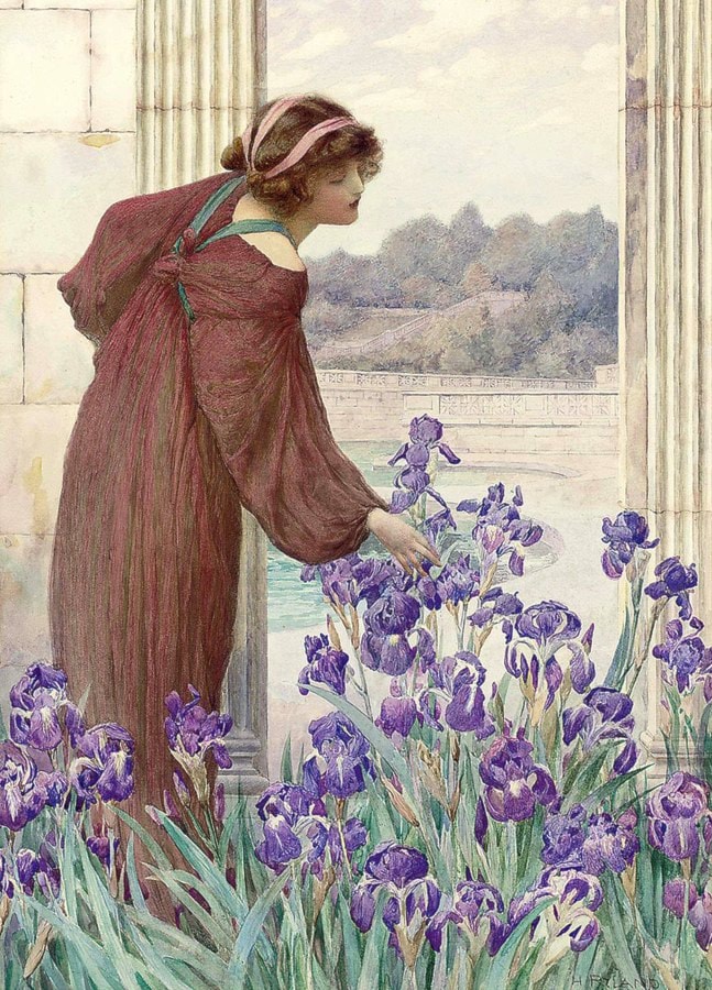 An Allegory of Spring by Henry Ryland - Art Renewal Center