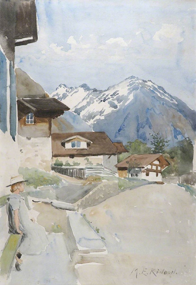 Meiringen, Switzerland by Mary Evelina Kindon - Art Renewal Center