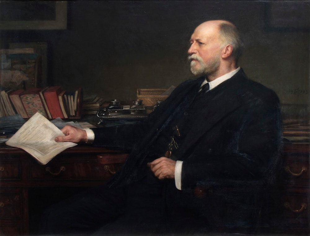 Portrait of Sir Frederick Eaton by Edward John Poynter - Art Renewal Center