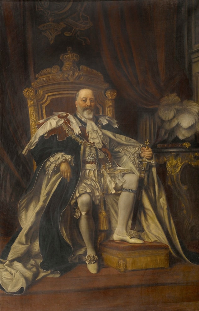 Portrait of Edward VII by Edward John Poynter - Art Renewal Center