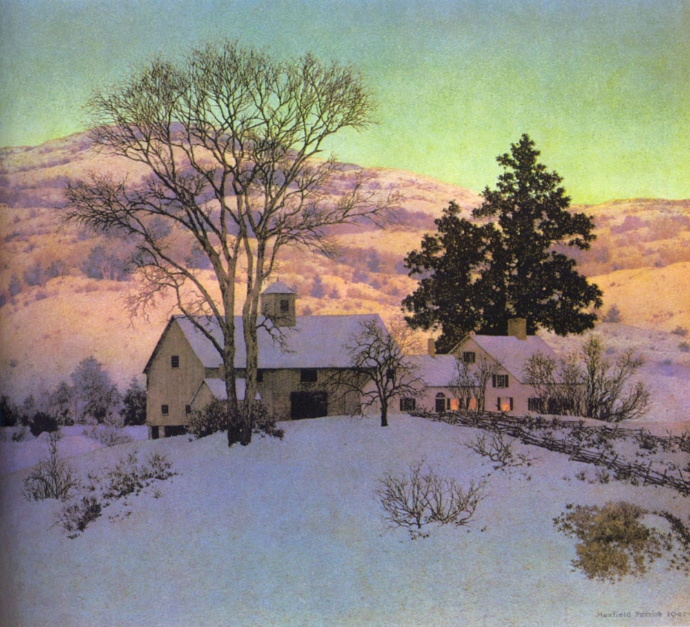 Afterglow by Maxfield Parrish - Art Renewal Center