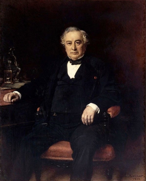 Portrait of Isaac Pereire by Leon Bonnat - Art Renewal Center