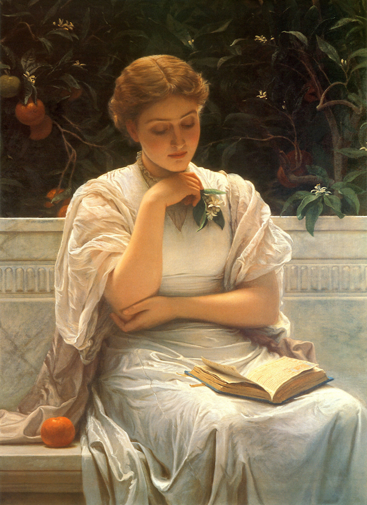 In the Orangery by Charles Edward Perugini - 2 images - Art Renewal Center