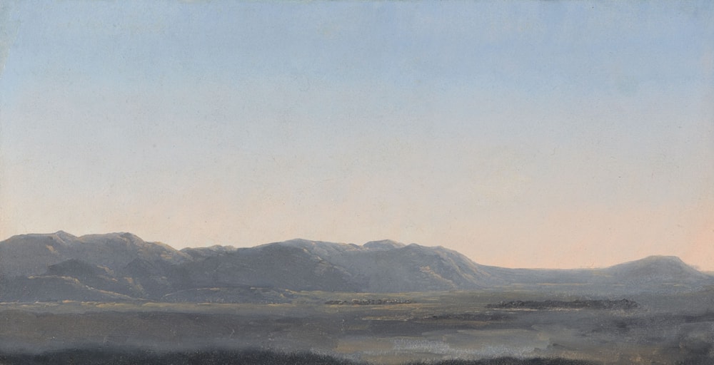 Lever du soleil dans un paysage italien by Simon-Joseph-Alexandre ...