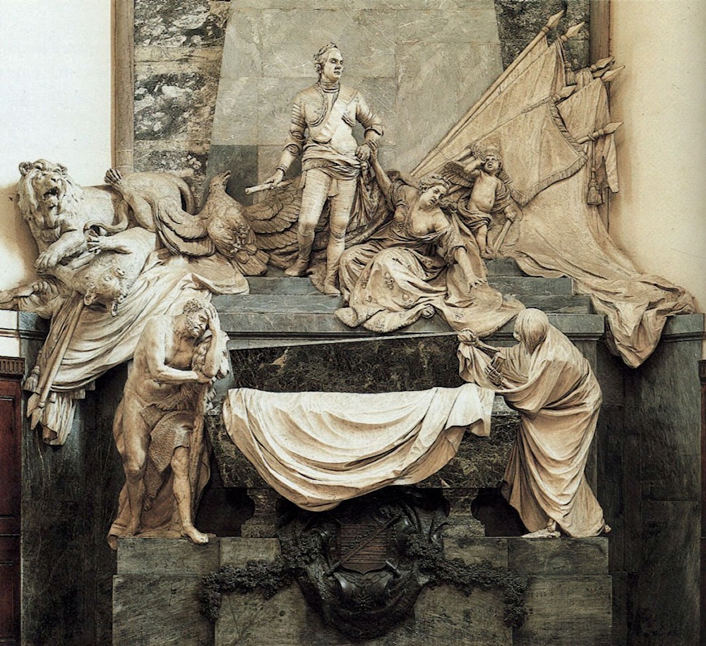 Mausoleum of the Maréchal de Saxe by Jean-Baptiste Pigalle - Art ...