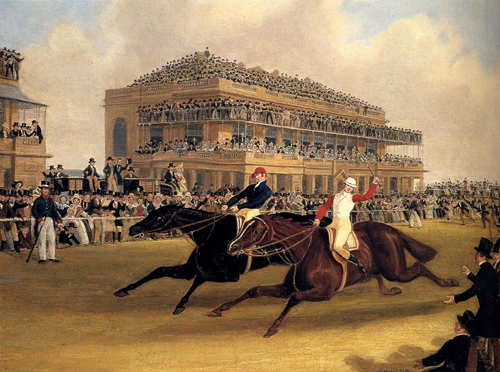 Priam beating Retriever at Doncaster on September 23, 1830 by James ...