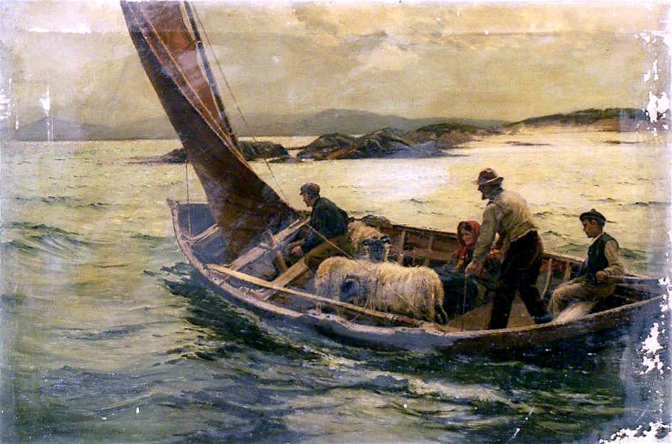 Bound for the Island Home by William Henry Bartlett - Art Renewal Center