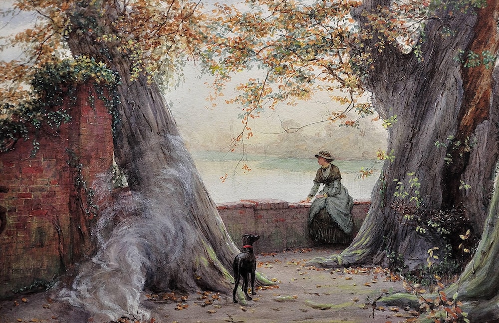 Lost in Her Thoughts. by Frederick Walker - Art Renewal Center