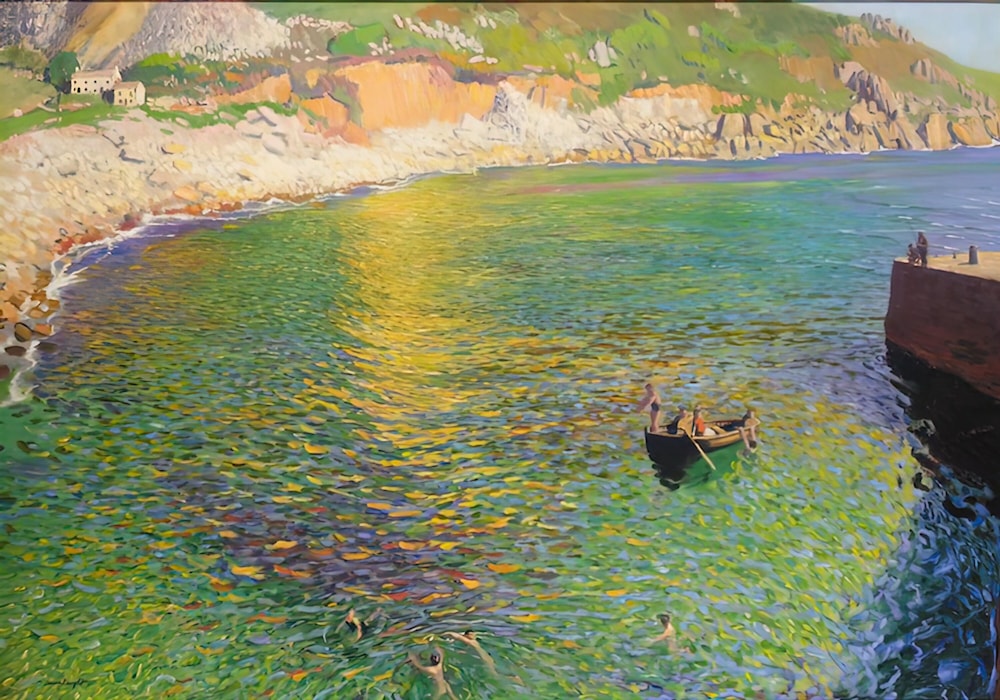 Lamorna Cove by Laura Knight - Art Renewal Center