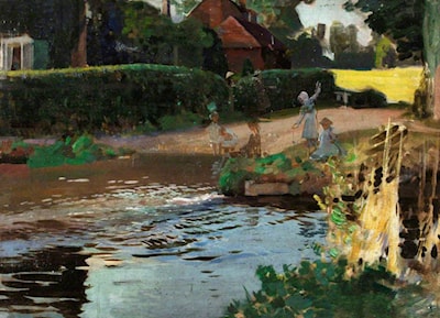 Landscape with Trees by Fred Appleyard - Art Renewal Center