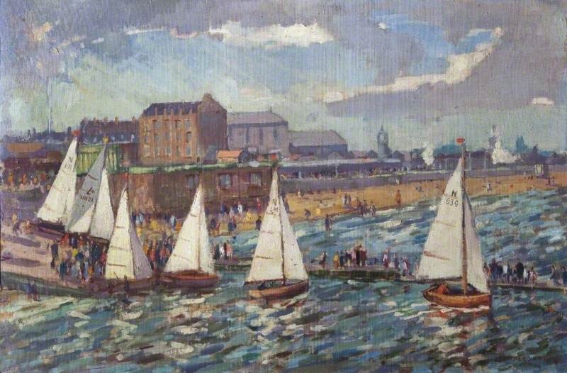 Yachts by Fred Appleyard - Art Renewal Center