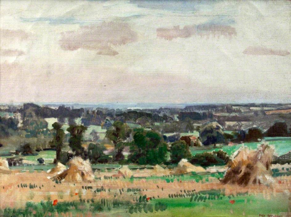 View over Lovington House by Fred Appleyard - Art Renewal Center