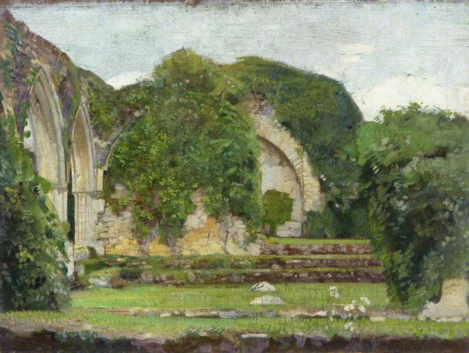 Netley Abbey (recto) by Fred Appleyard - Art Renewal Center