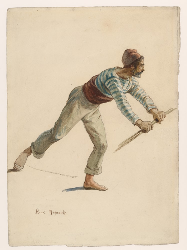 Gondolier by Henri Alexandre Georges Regnault - Art Renewal Center