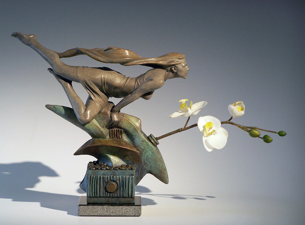 On the Horizon with an Orchid by Vala Ola - Art Renewal Center