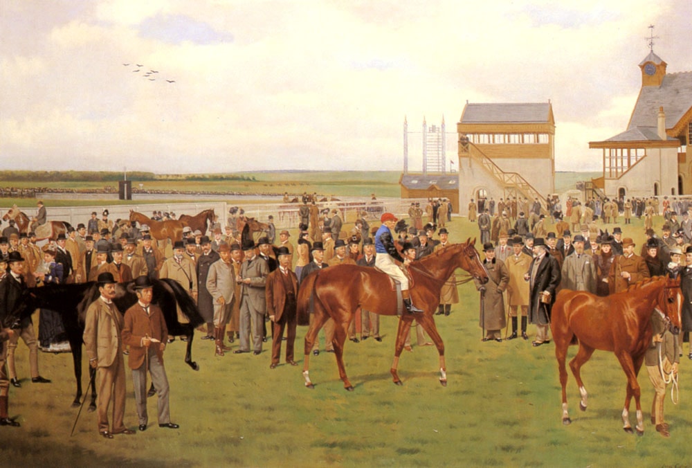 Newmarket, The Rowley Mile Course, The 2,000 Guineas by Isaac J. Cullin ...