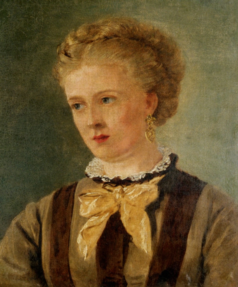 Portrait of Mary Brett by John Brett - Art Renewal Center