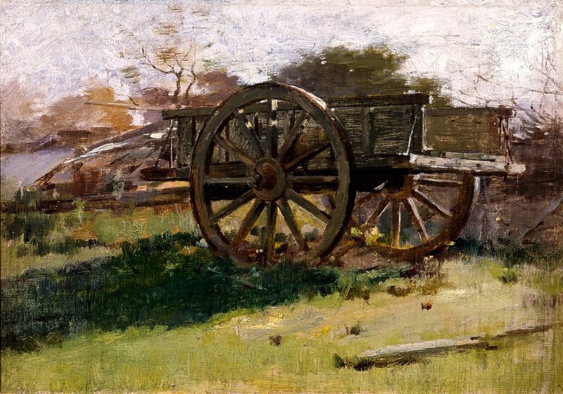 Cart, Nantucket by Theodore Robinson - Art Renewal Center