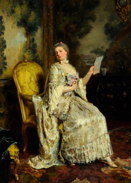 Good News by Gustave Jean Jacquet - Art Renewal Center